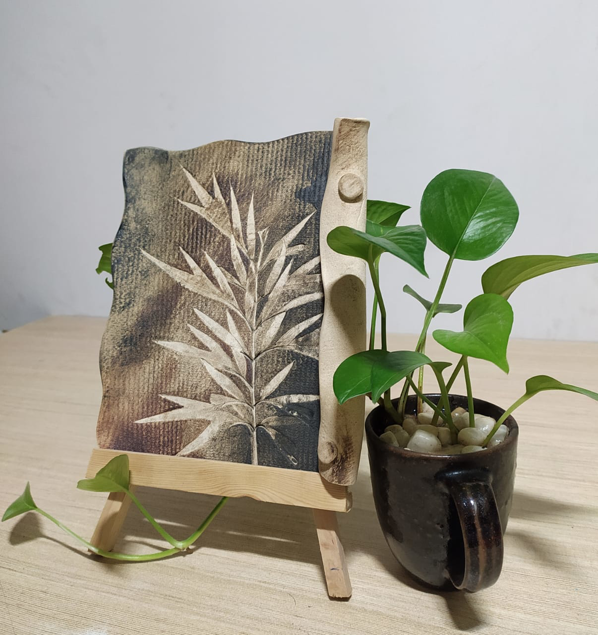 UVSTA.Ceramic Plate with Planter